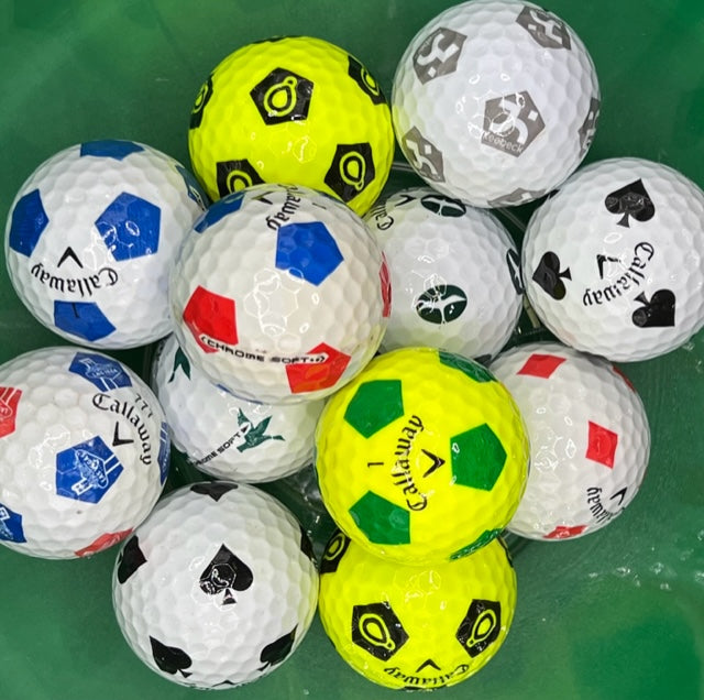 Recycled Golf Balls | Callaway Truvis Color Mix for Diverse Play